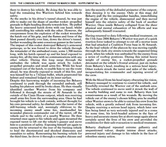 Johnson Gideon Beharry VC – victoriacrossonline.co.uk