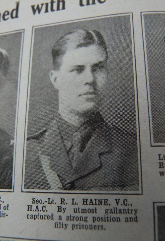 Reginald Leonard Haine VC MC – victoriacrossonline.co.uk