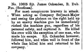 James Ockendon VC MM – victoriacrossonline.co.uk