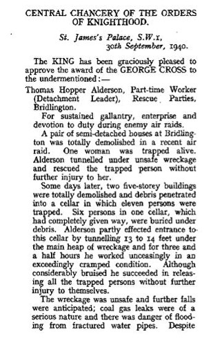 Thomas Hopper Alderson GC RSPCA Gold Medal – victoriacrossonline.co.uk