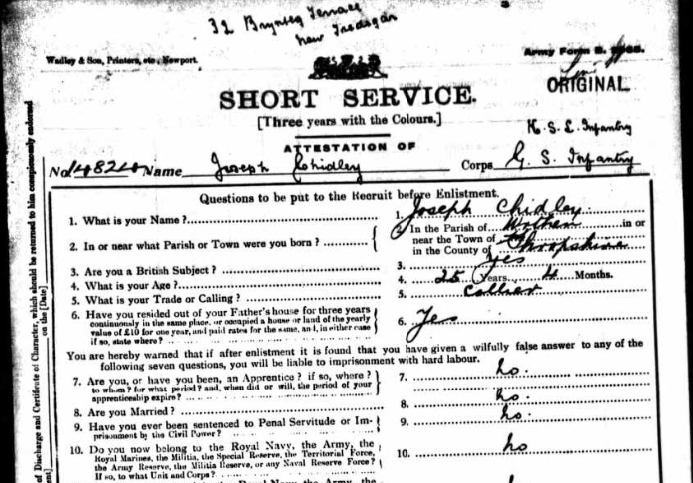 Joseph Thomas Chidley EM – victoriacrossonline.co.uk