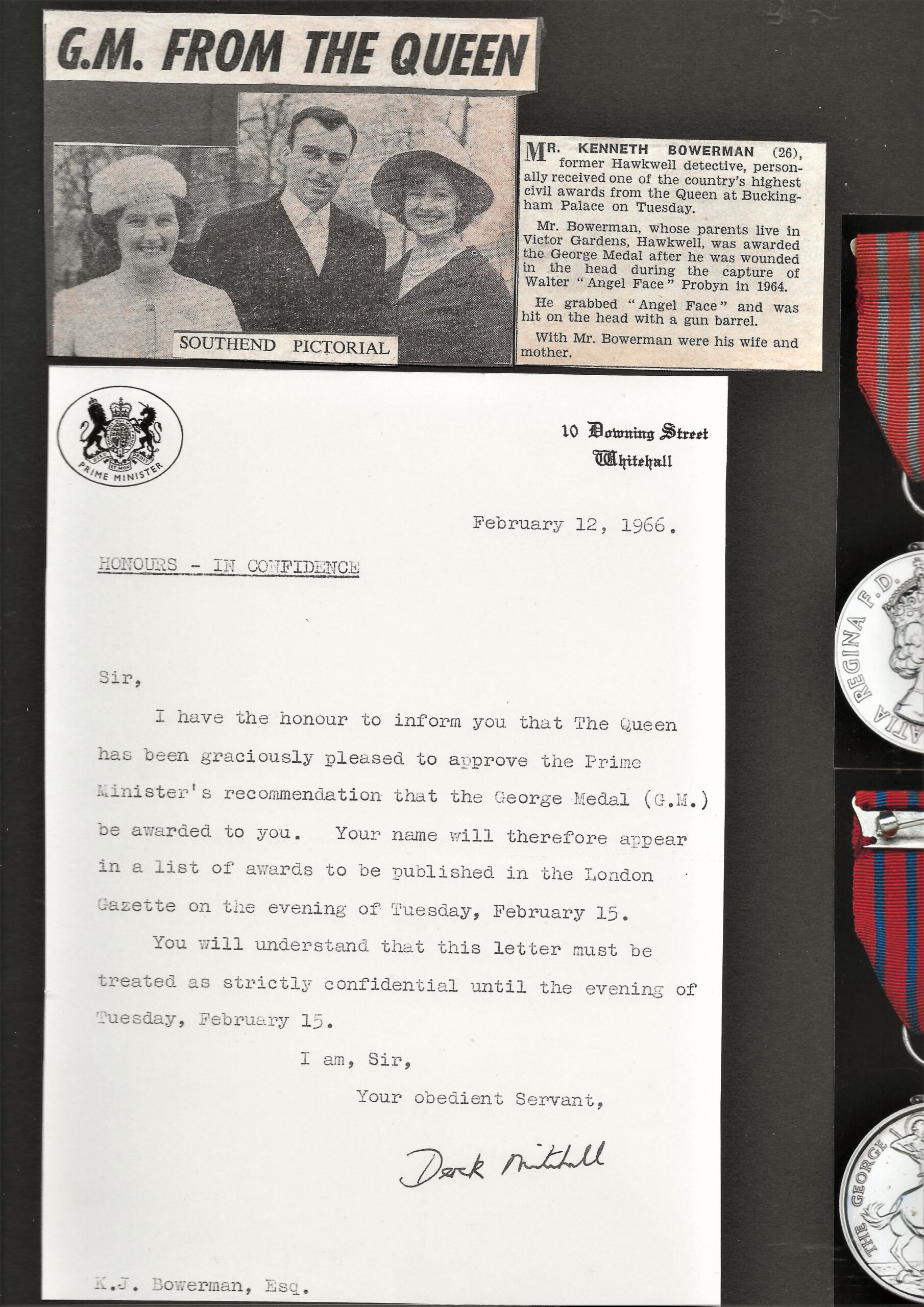 Kenneth James Bowerman GM – victoriacrossonline.co.uk